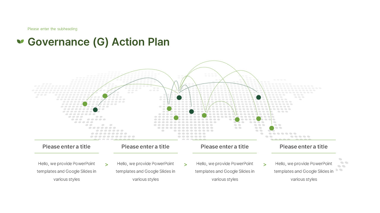 ESG Management Strategy PPT Background Images