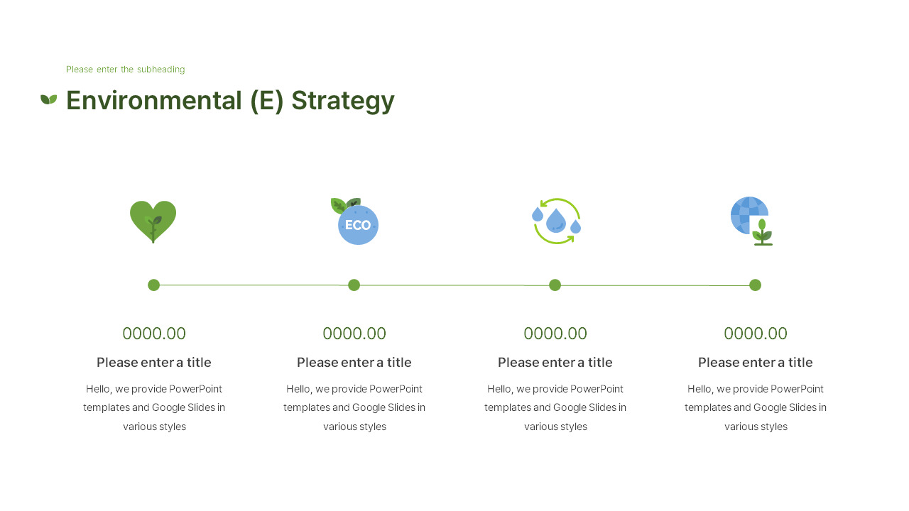 ESG Management Strategy PPT Background Images