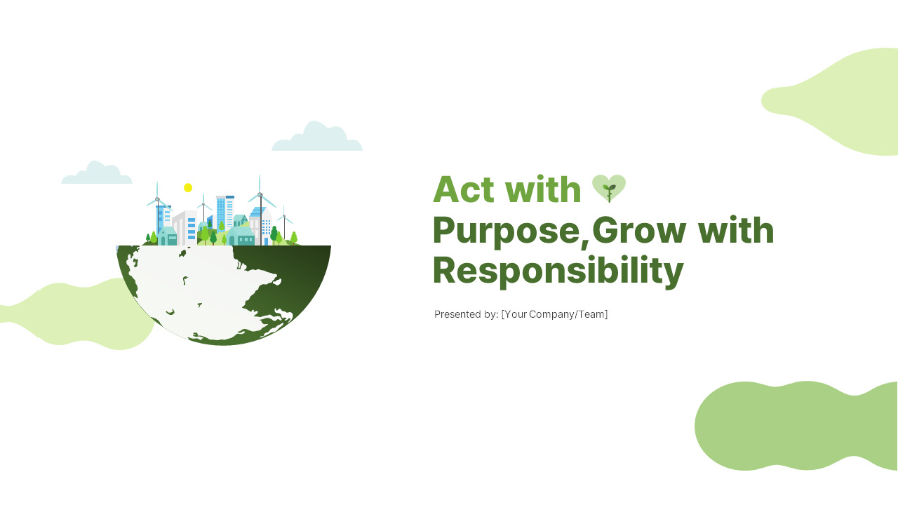 ESG Management Strategy PPT Background Images