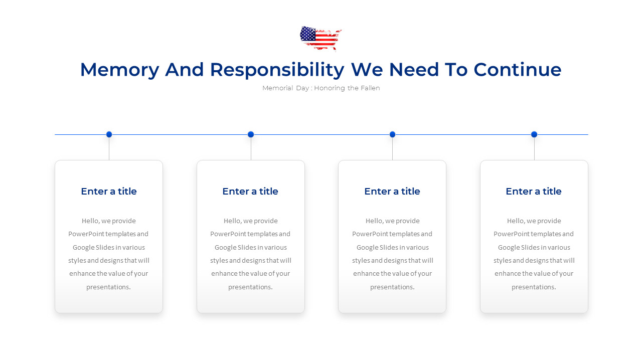 Memorial Day Honoring the Fallen download pitch deck