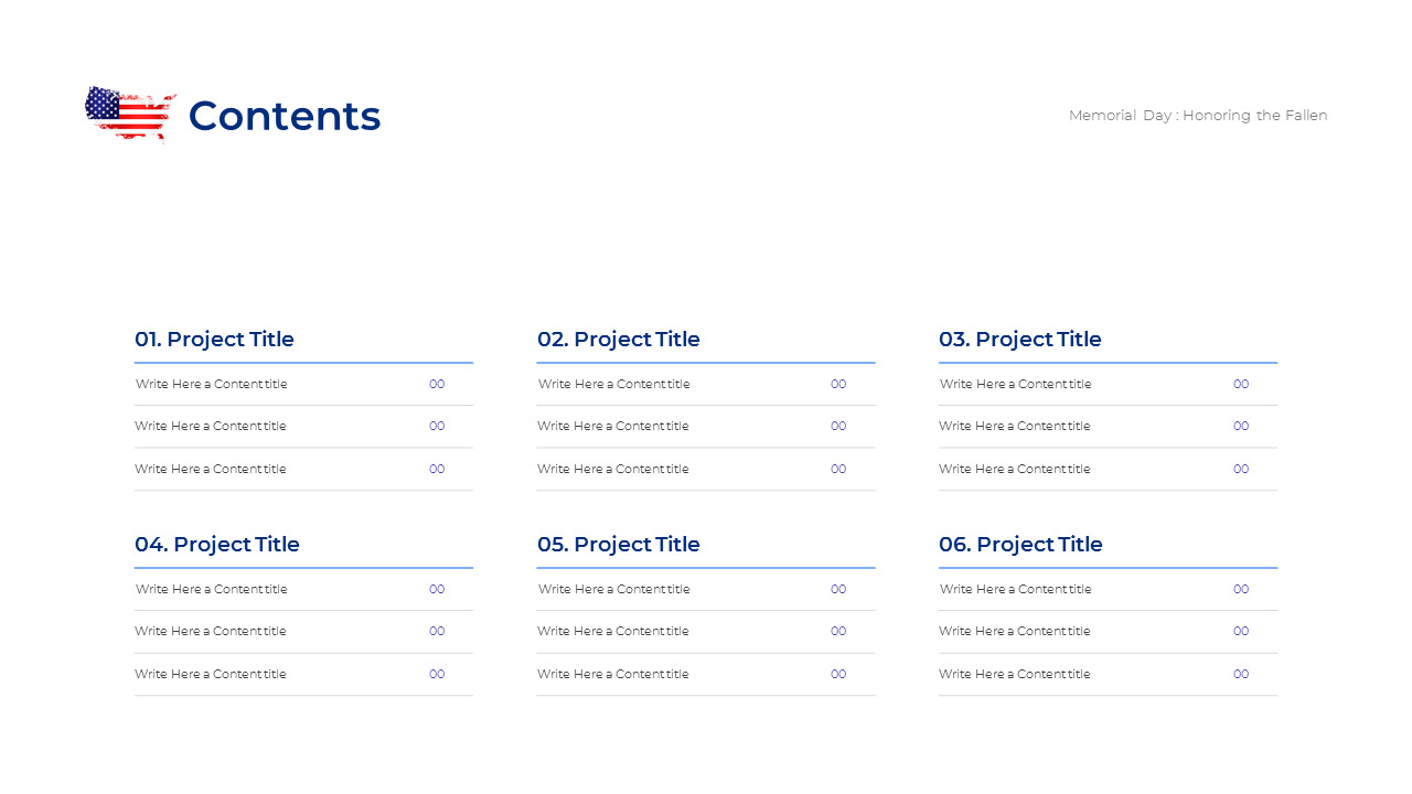 Memorial Day Honoring the Fallen Google Slides Templates for Your Next ...