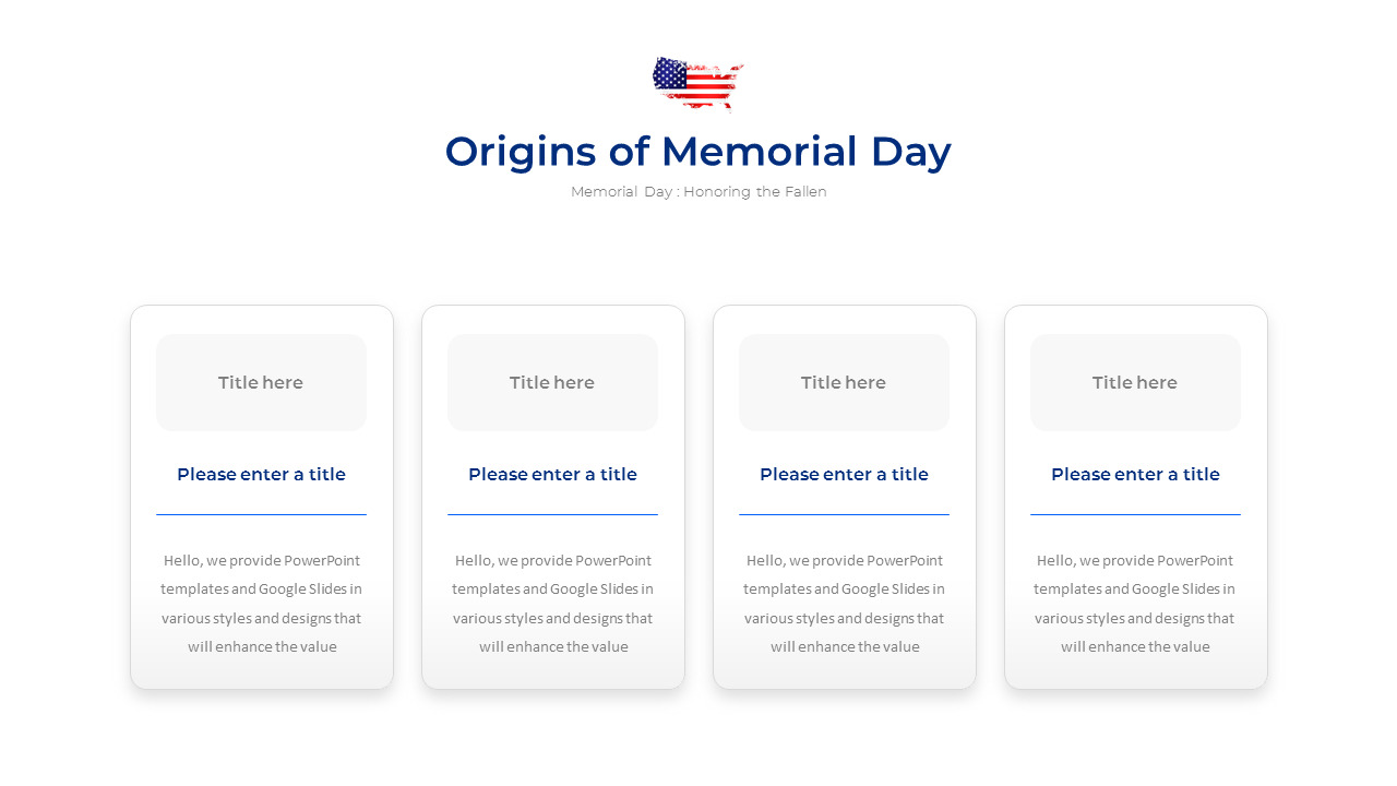 Memorial Day Honoring the Fallen Google Slides Templates for Your Next ...