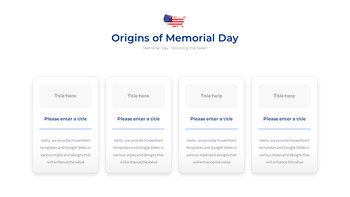 Memorial Day Honoring the Fallen Google Slides Templates for Your Next ...