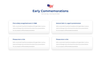 Memorial Day Honoring the Fallen Google Slides Templates for Your Next ...