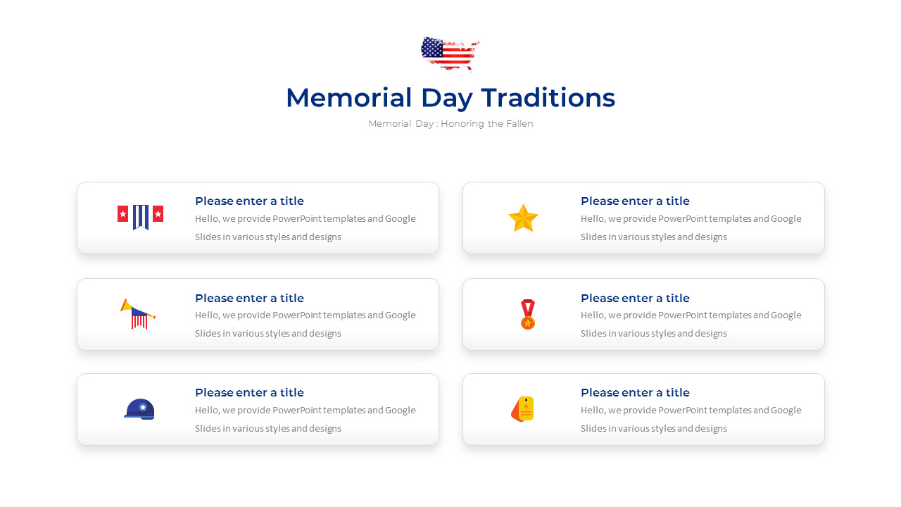 Memorial Day Honoring the Fallen Google Slides Templates for Your Next ...