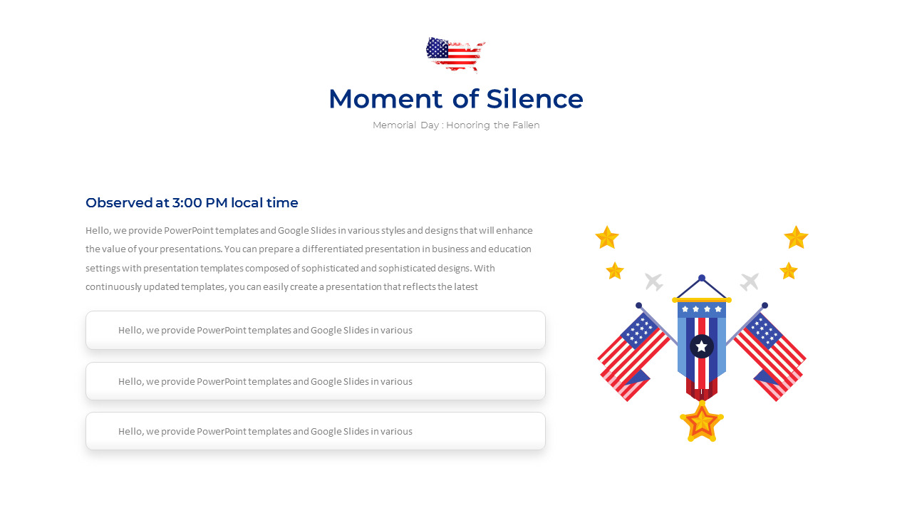 Memorial Day Honoring the Fallen Google Slides Templates for Your Next ...