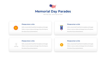 Memorial Day Honoring the Fallen Google Slides Templates for Your Next ...