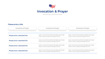 Memorial Day Honoring the Fallen Google Slides Templates for Your Next ...