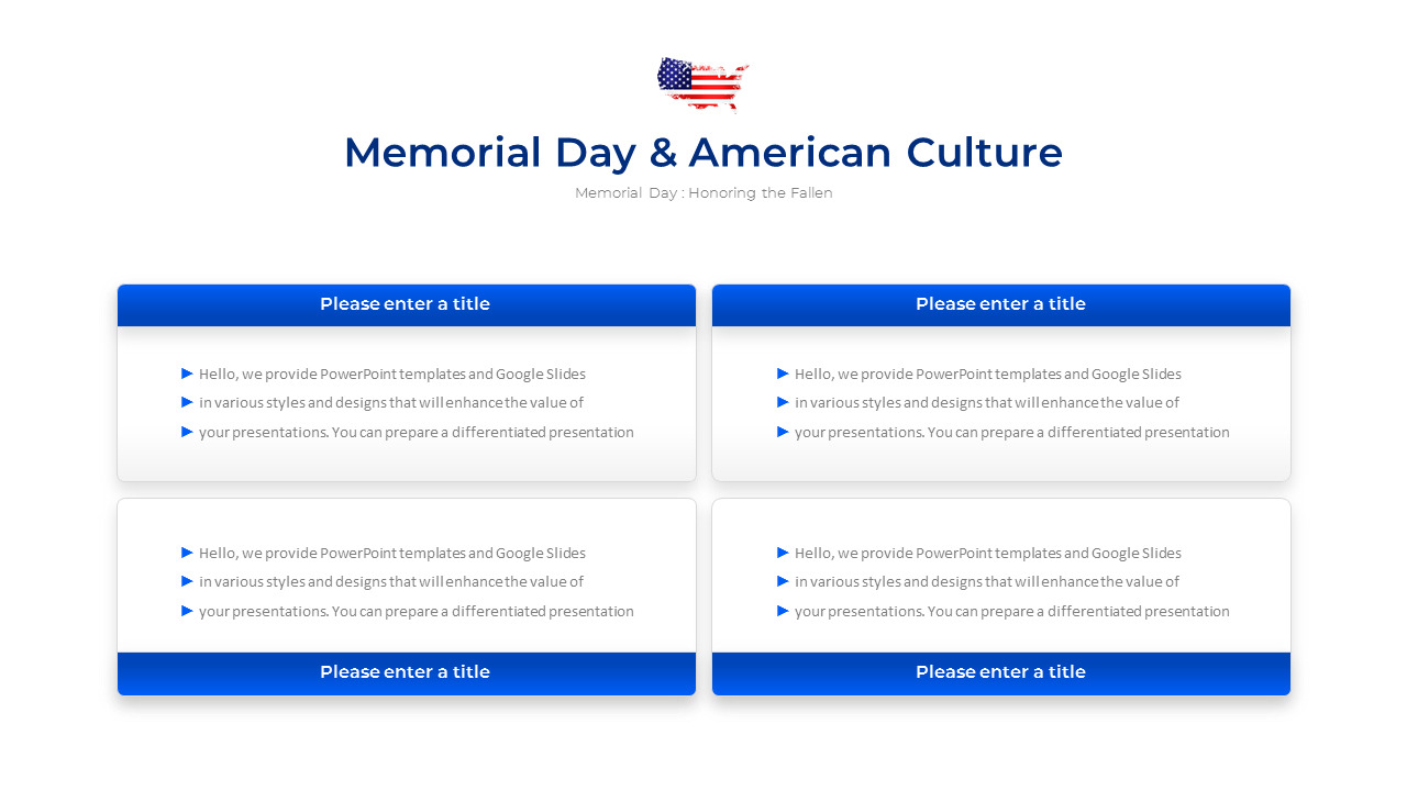 Memorial Day Honoring the Fallen Google Slides Templates for Your Next ...