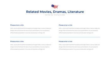 Memorial Day Honoring the Fallen Google Slides Templates for Your Next ...