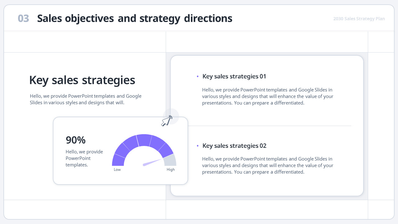 Sales Strategy Plan Presentation PowerPoint Format