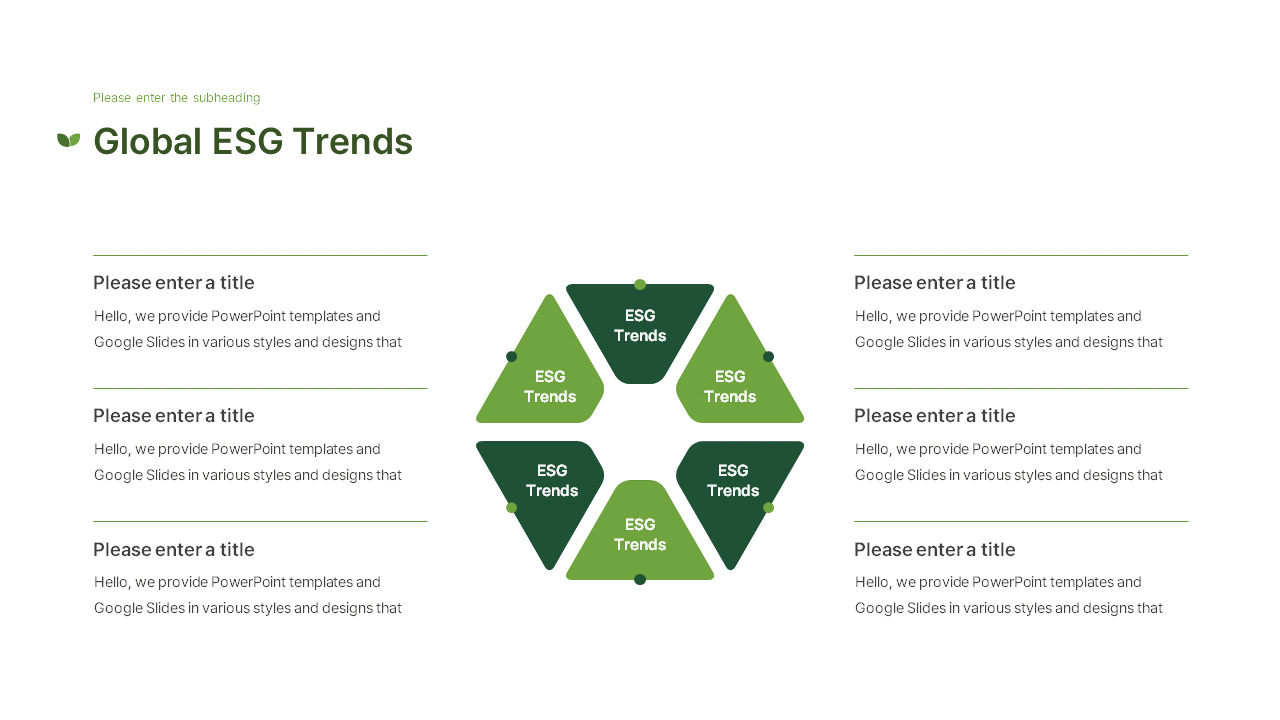 ESG Management Strategy google slides powerpoint
