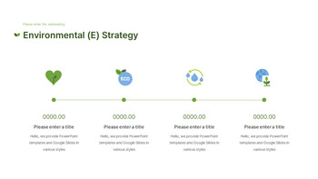 ESG Management Strategy google slides powerpoint