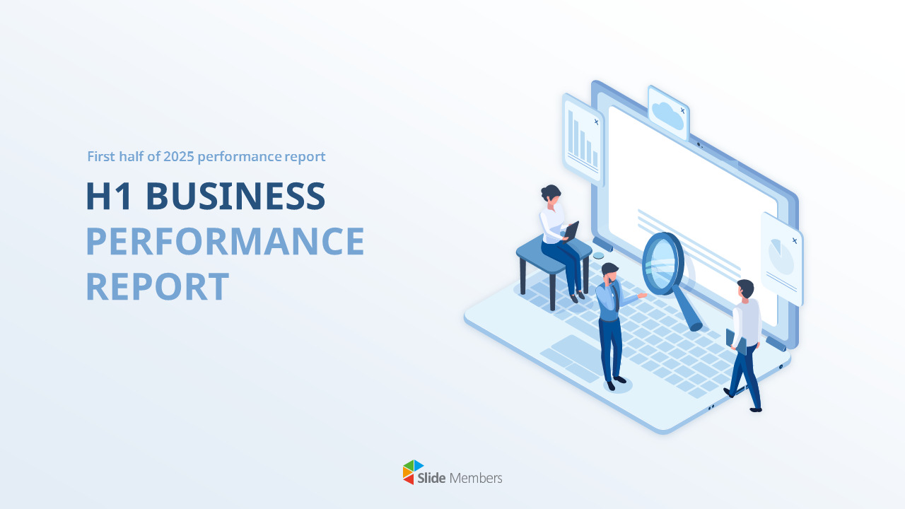 H1 Business Performance Report Google Slides Themes & Templates