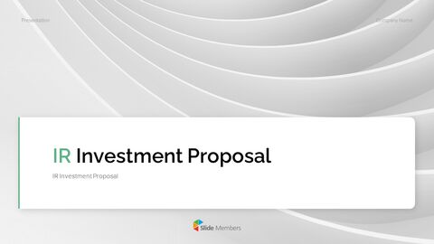B2B SaaS IR Investment Proposal PowerPoint Template