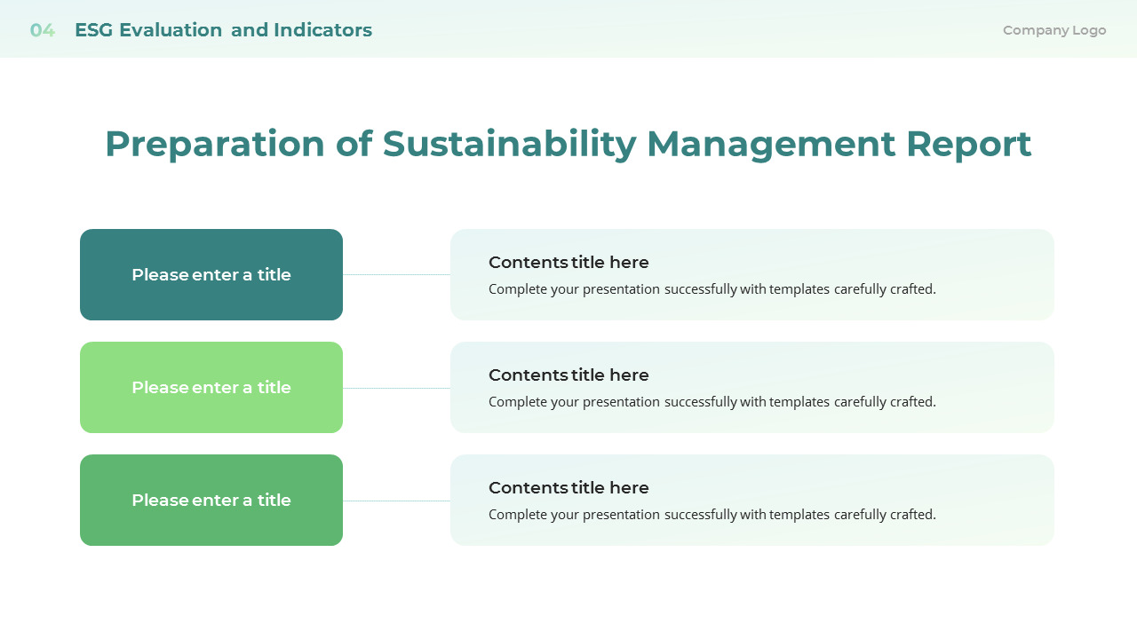 ESG investment Strategy deck PowerPoint Presentation Design