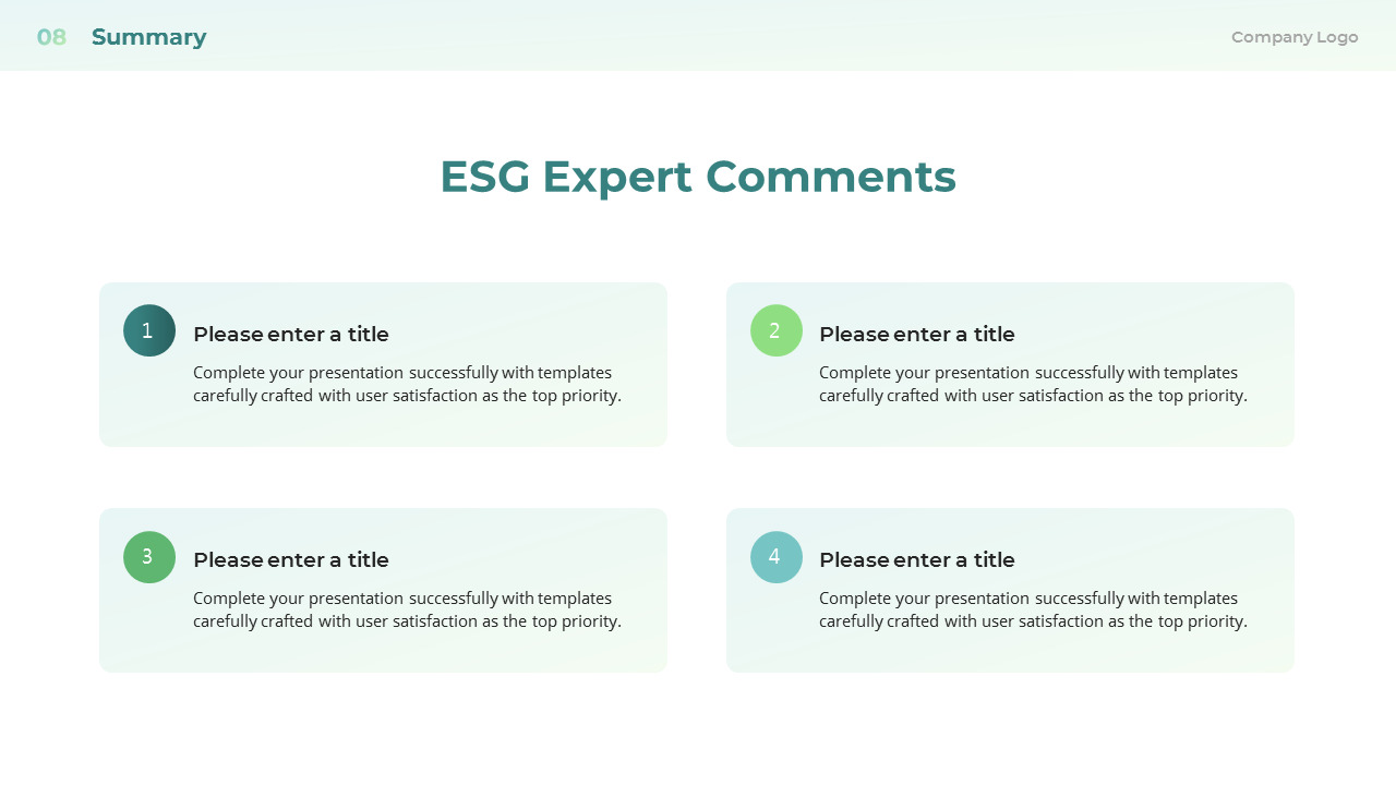 ESG investment Strategy deck PowerPoint Presentation Design