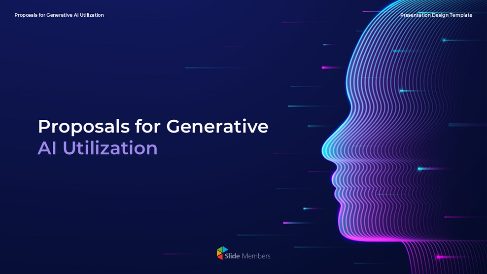 Proposals for Generative AI Utilization business plan ppt template