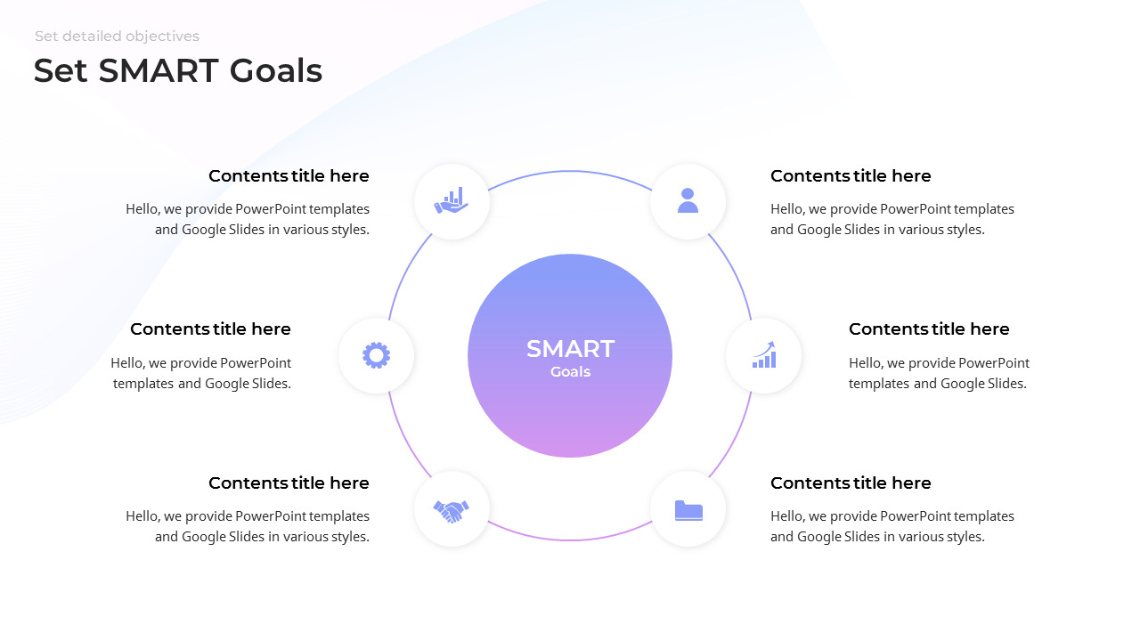 Second Half Goal Simple PPT Templates