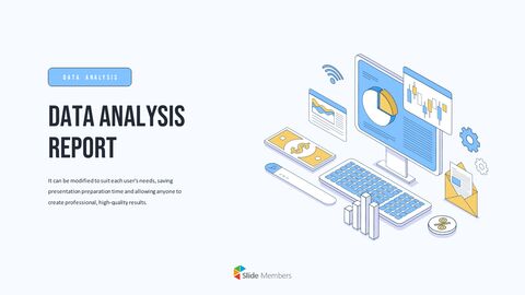 Data Analysis powerpoint template download|IT/Commerce