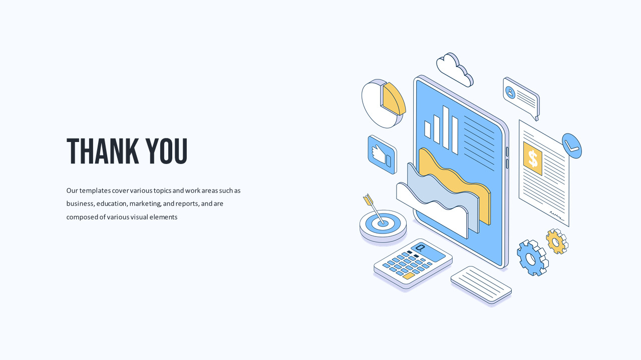 Data Analysis powerpoint template download|IT/Commerce