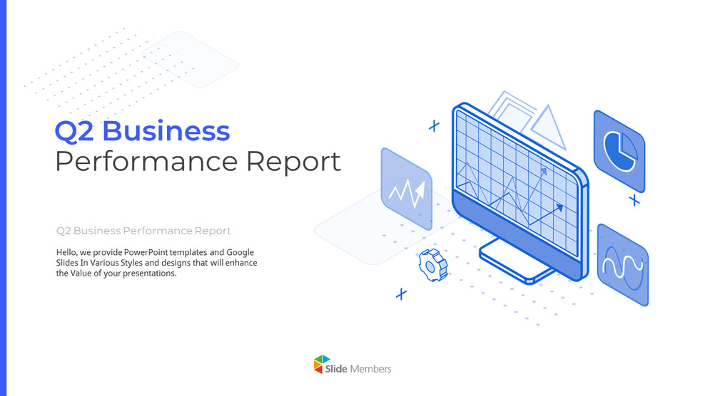 Q2 Business Performance Report Custom Google Slides