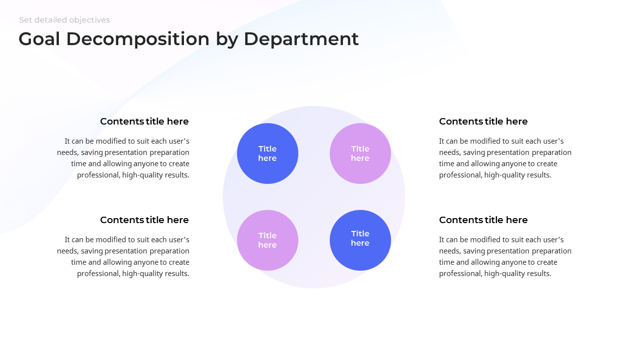Second Half Goal Simple PPT Templates