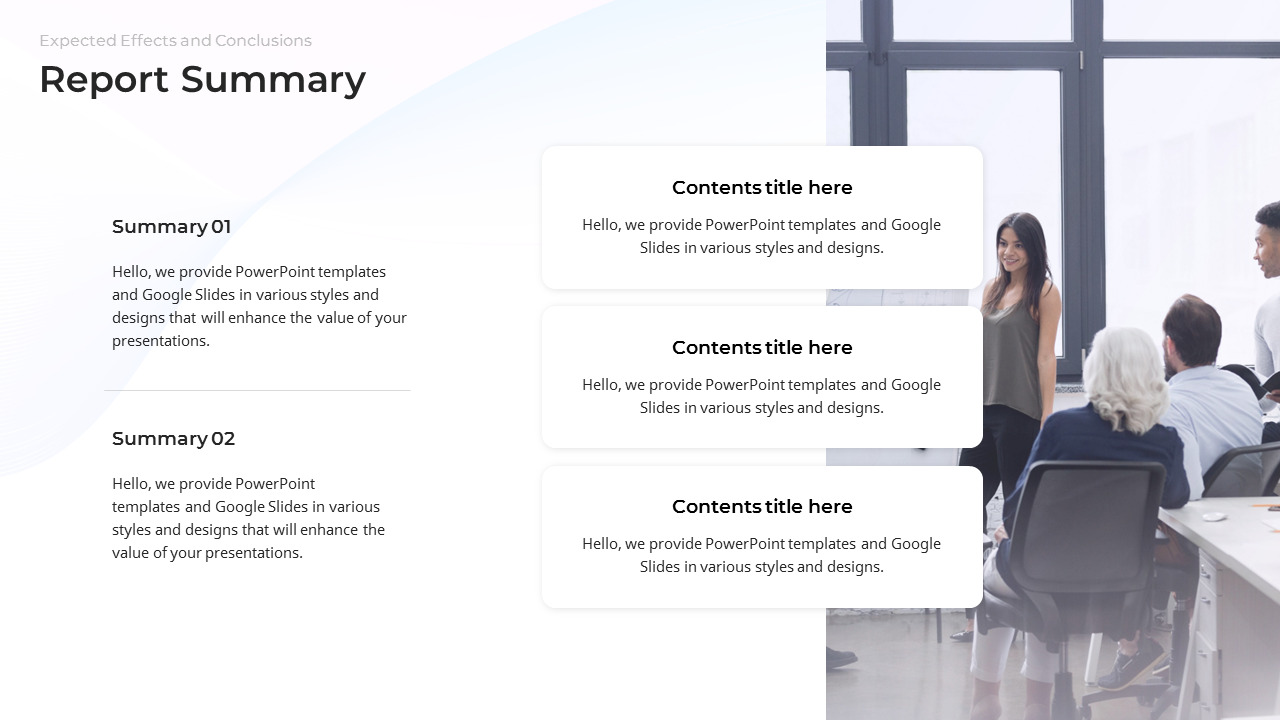 Second Half Goal Simple PPT Templates
