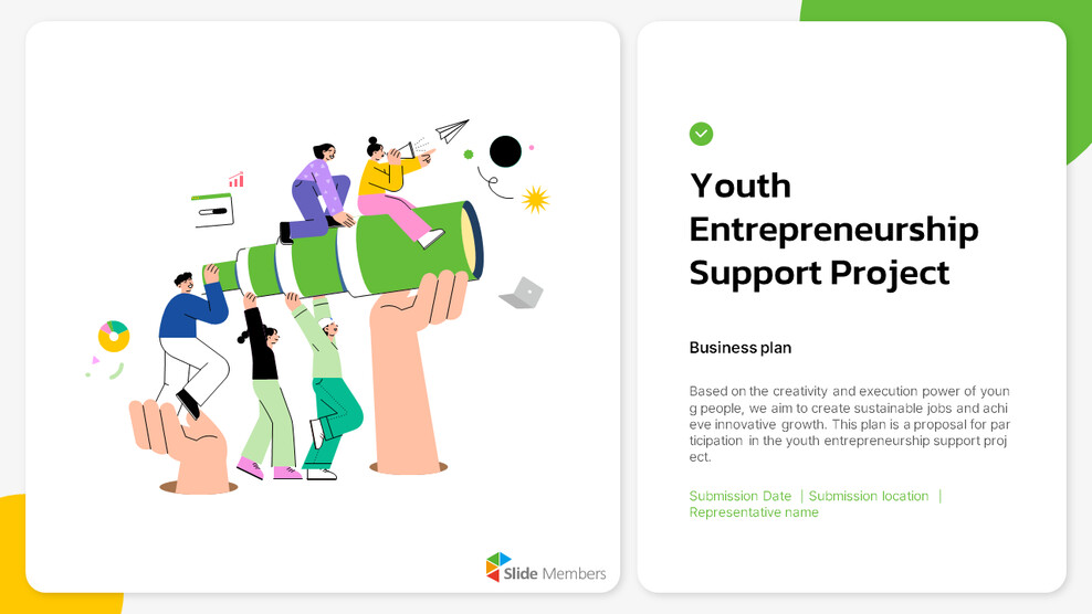 Youth Entrepreneurship ppt presentation slides