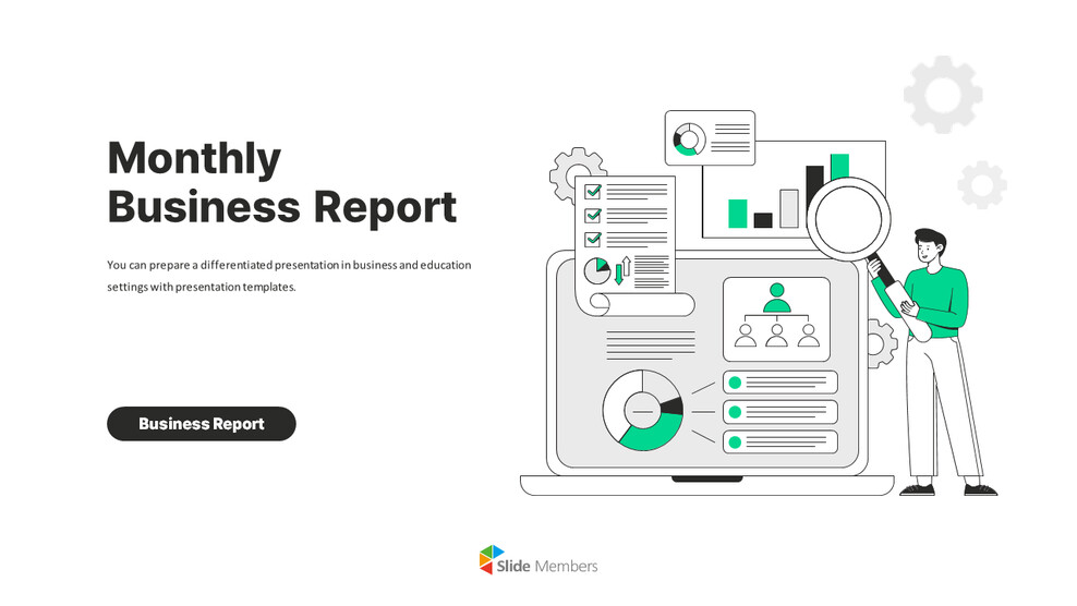 Business Report Google Slides Interactive