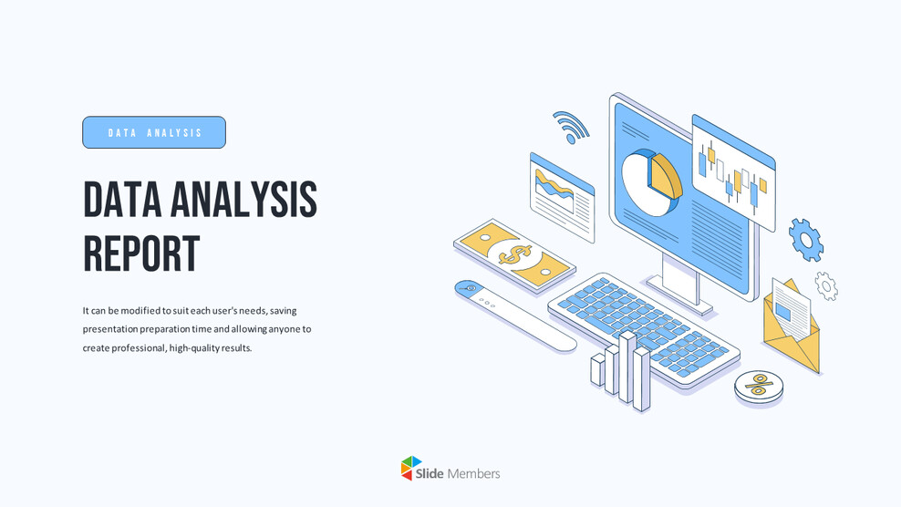 Análisis de datos diapositivas de presentación de diapositivas de ...