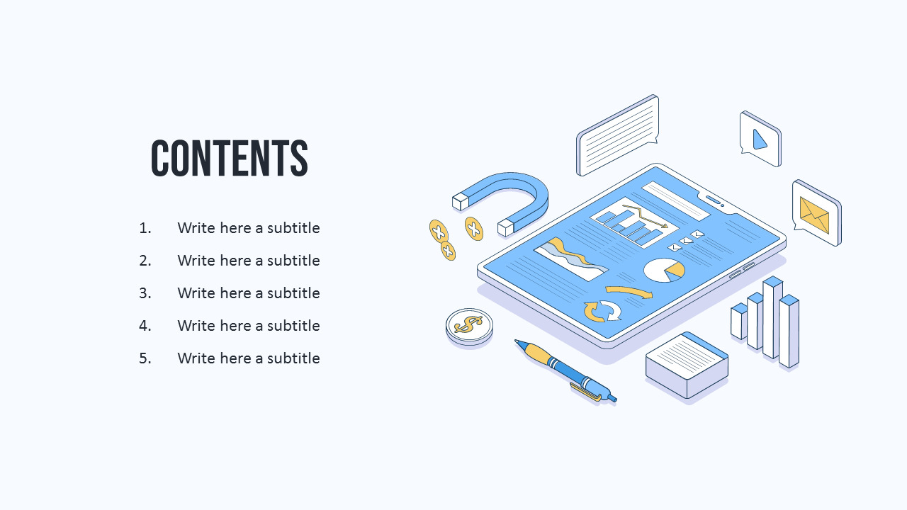 Análisis de datos diapositivas de presentación de diapositivas de google|IT/Comercio