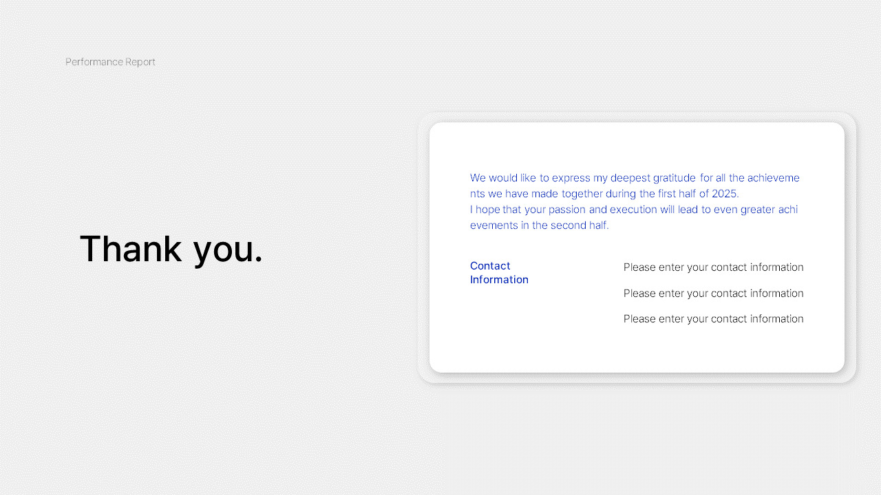 Performance Evaluation Report Google Slides Interactive