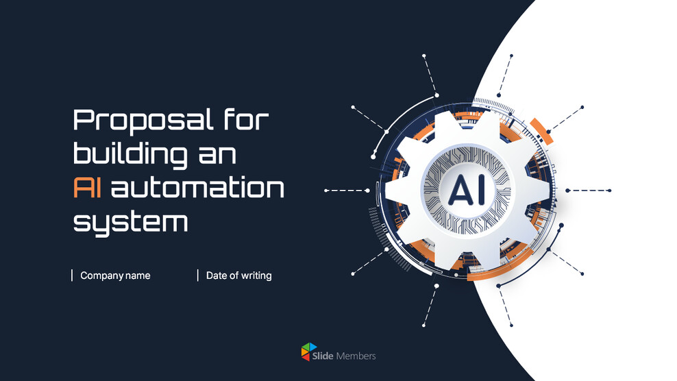 AI Automation System Implementation Proposal best google slides templates