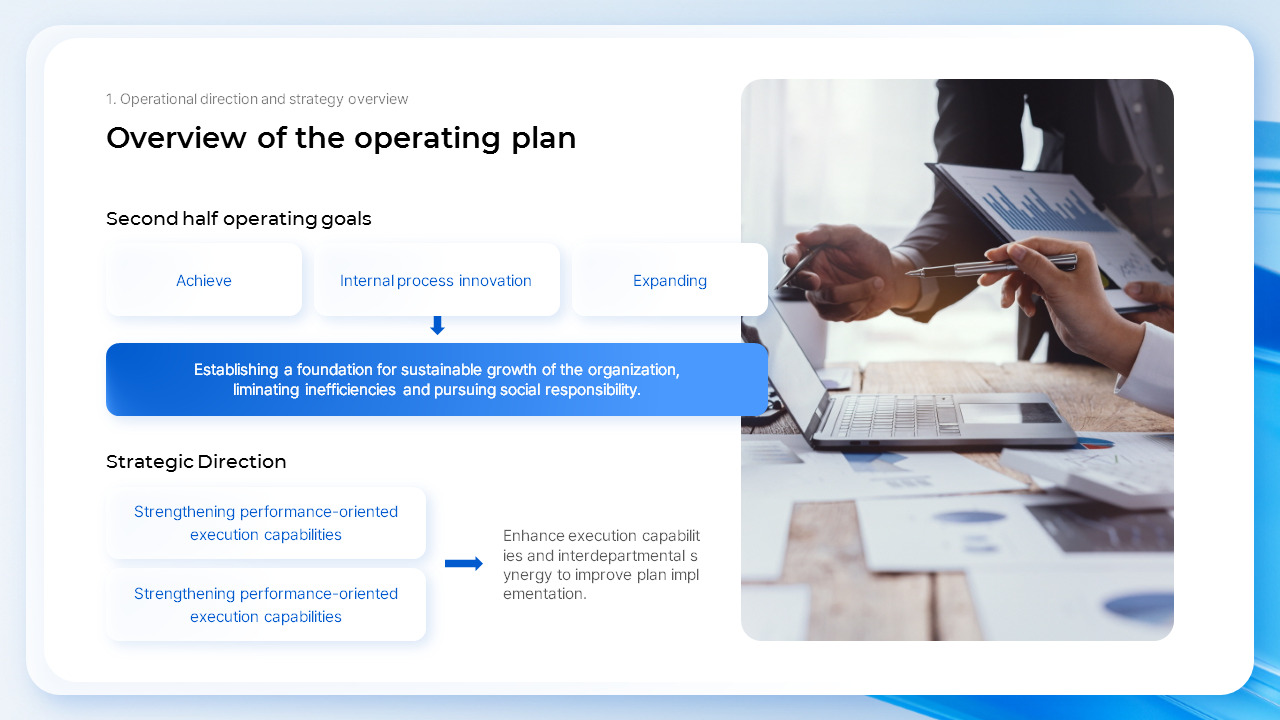 H2 Operational Plan & Performance Report Google Docs PowerPoint