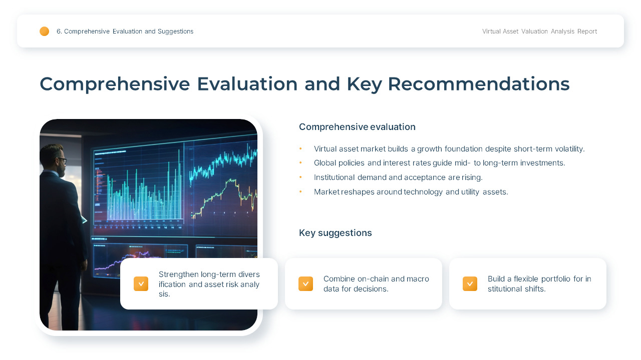 Virtual Asset & Crypto Valuation Analysis Easy PPT Template