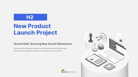 2025 H2 New Product Launch Strategy Project Simple Slides Design ...