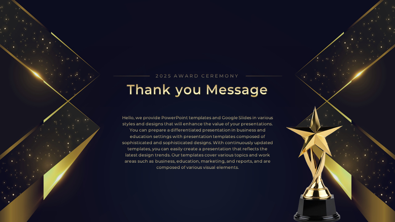 End of Year Awards Ceremony Event Slides [Corporate Celebration ...