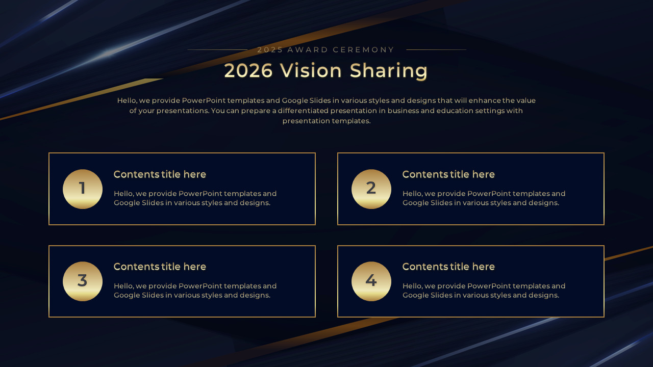 End of Year Awards Ceremony Event Slides [Corporate Celebration ...