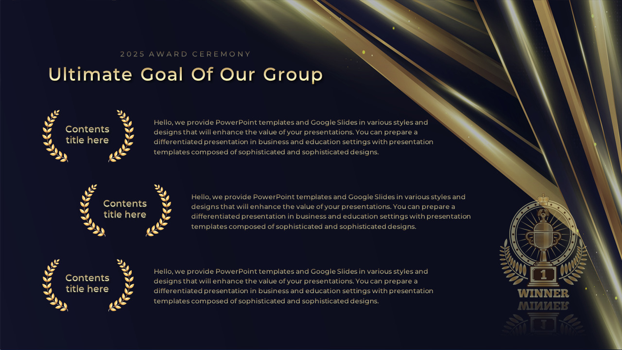 End of Year Awards Ceremony Event Slides [Corporate Celebration ...