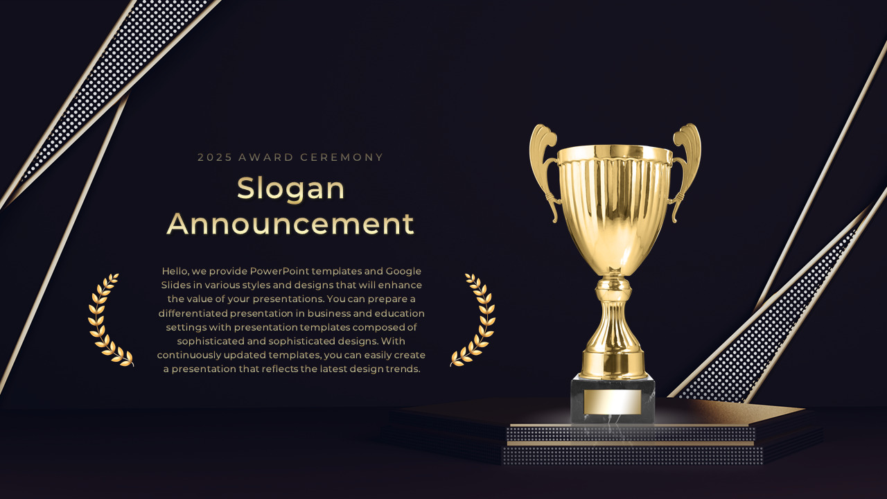 End of Year Awards Ceremony Event Slides [Corporate Celebration ...