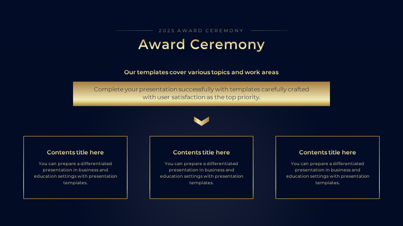 End of Year Awards Ceremony Event Slides [Corporate Celebration ...