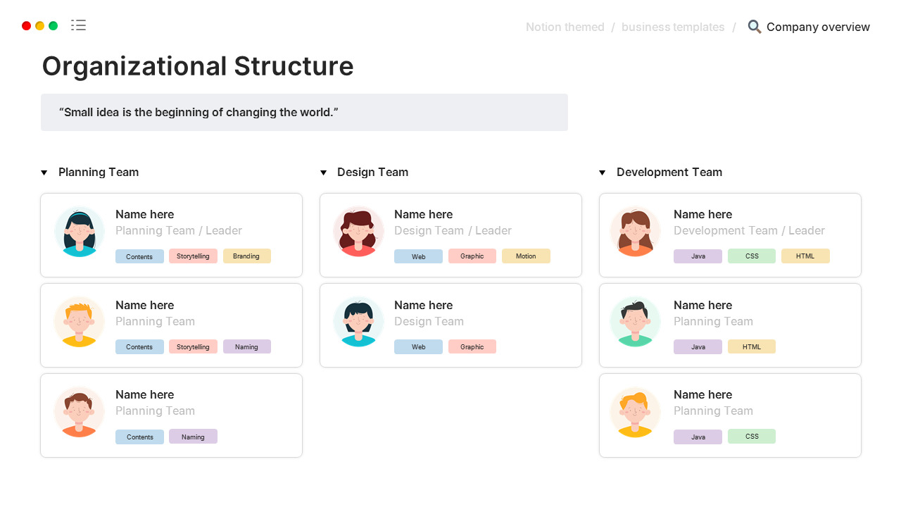 Modern Notion-Style Business Presentation : Sleek & Minimalist Slides ...