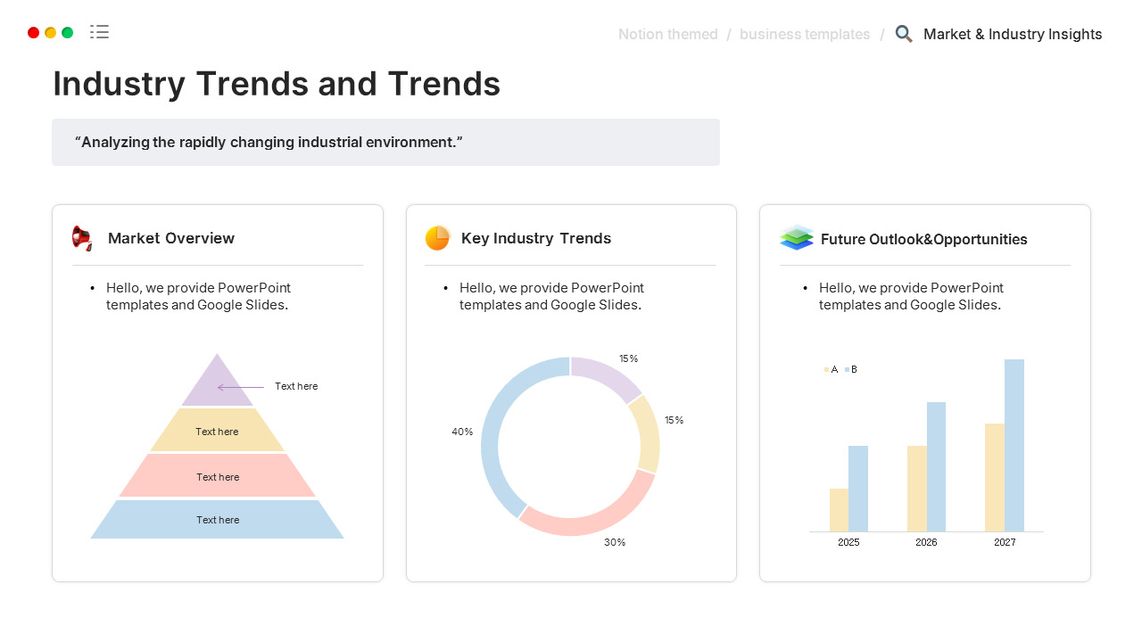 Modern Notion-Style Business Presentation : Sleek & Minimalist Slides ...