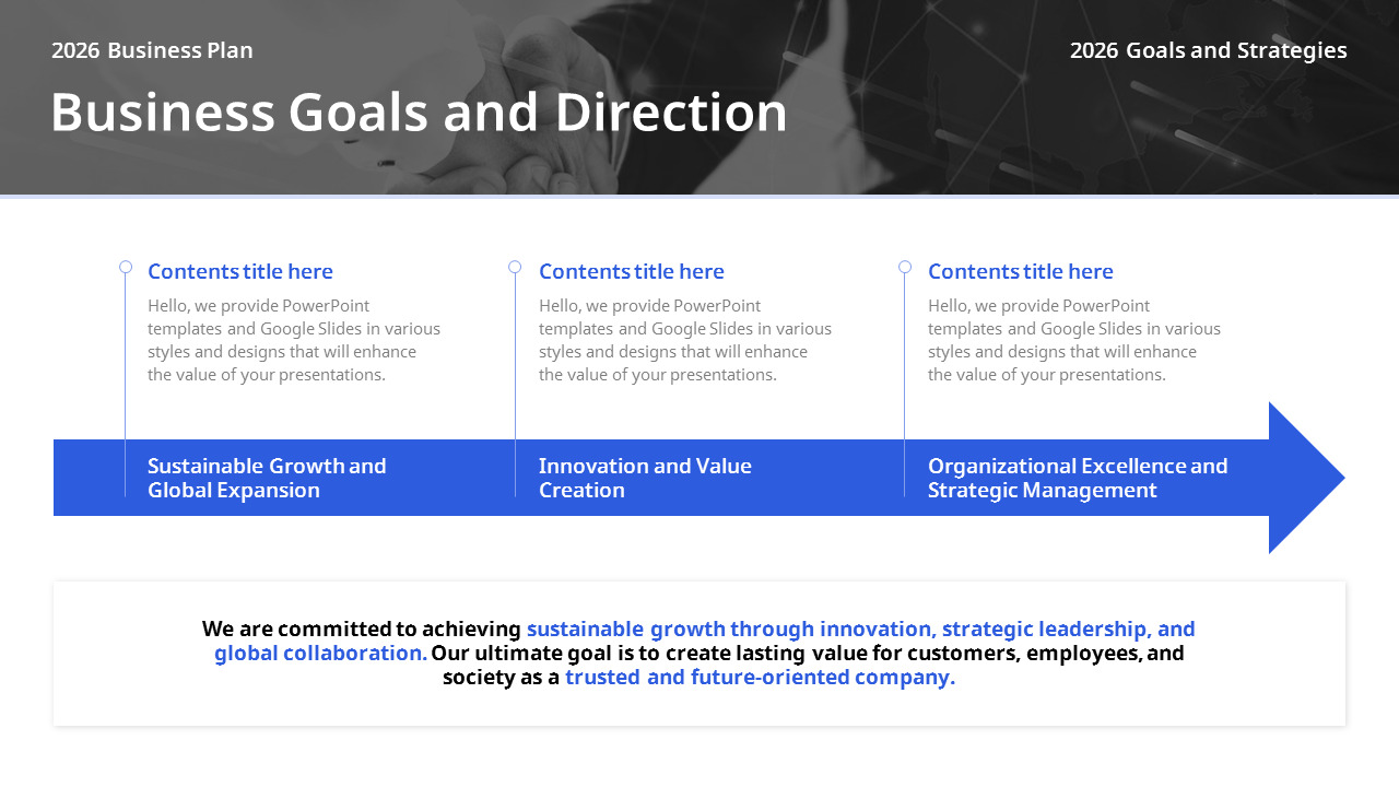 2026 Strategic Business Plan Slides – Minimal White Vision & Execution ...