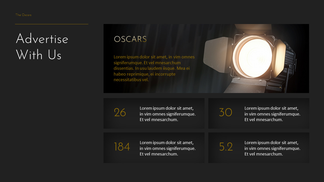 The Oscars 2026 95th Academy Awards Animation Templates