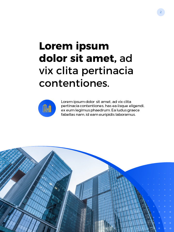 Vertical Layout Design 2026 Business Plan Easy PPT Template