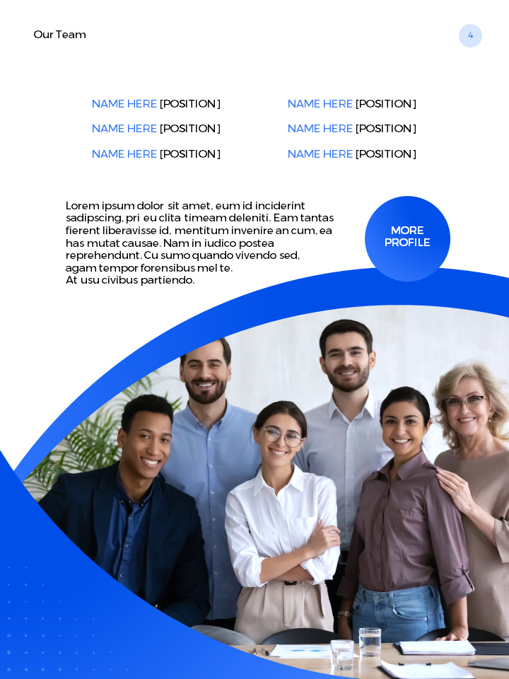 Vertical Layout Design 2026 Business Plan Easy PPT Template