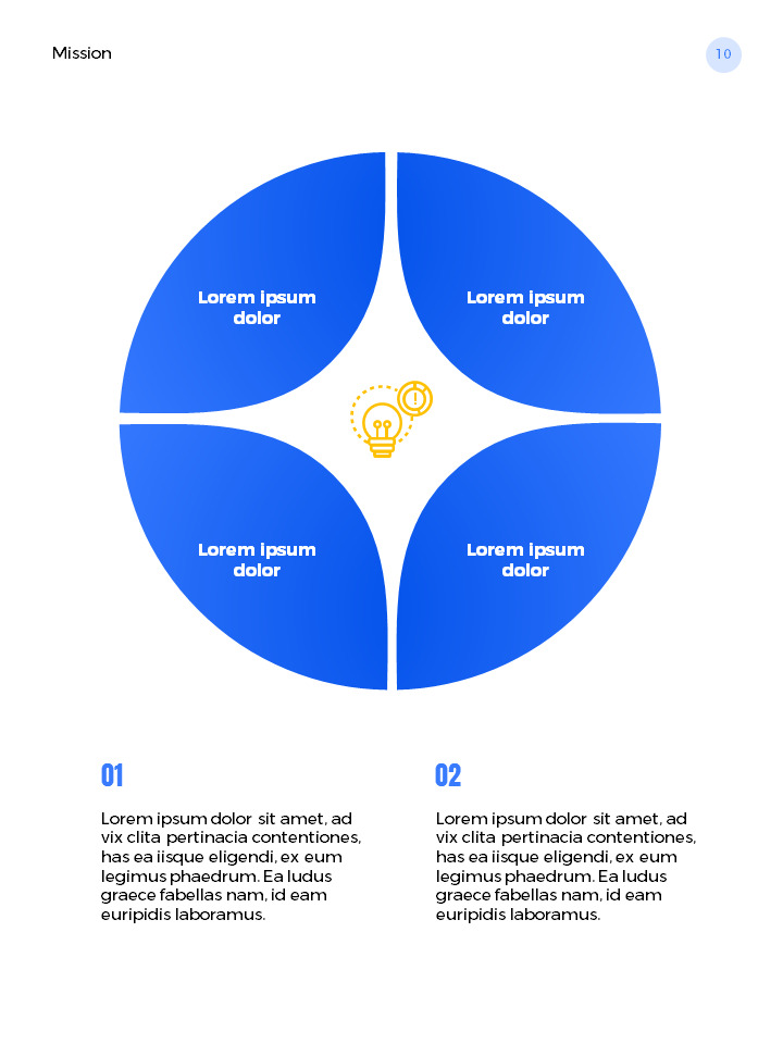 Vertical Layout Design 2026 Business Plan Easy PPT Template