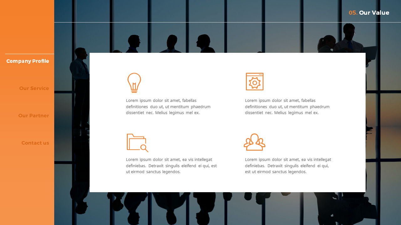 2026 Our Company Profile Simple PPT Templates